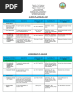 Araling Panlipunan Action Plan 2019-2020 | PDF | Change | Cognition