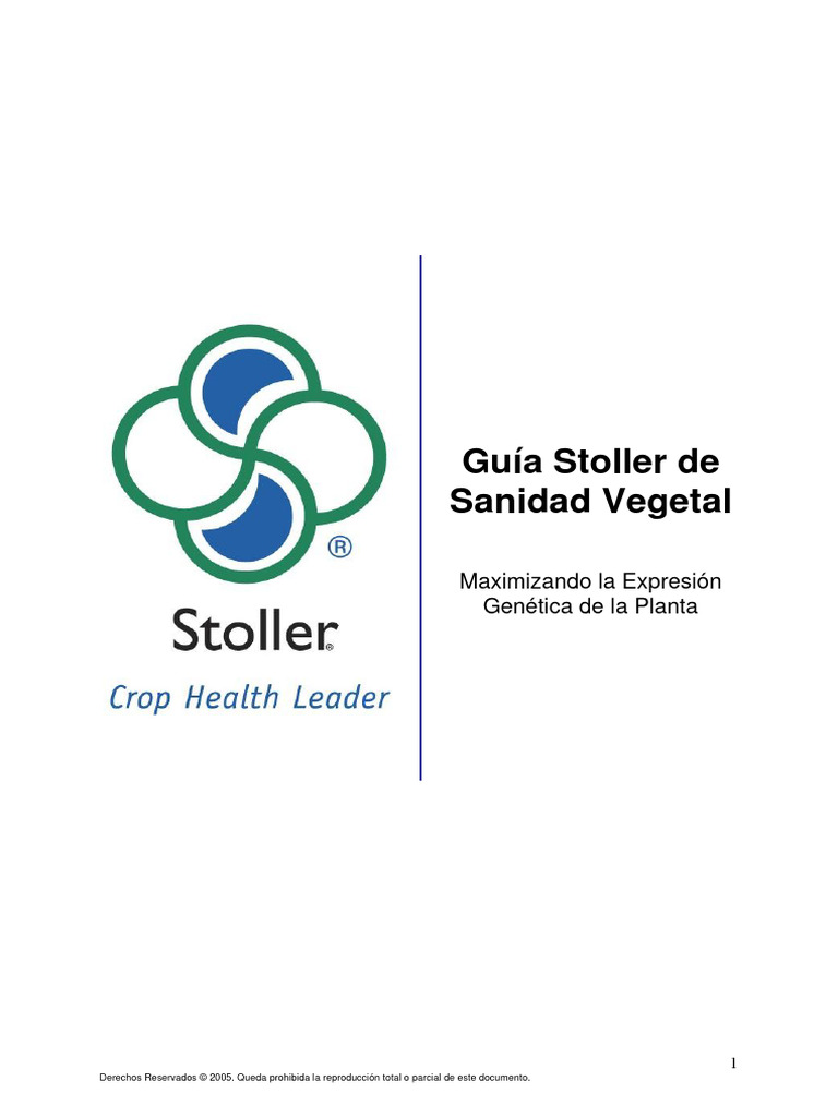 Guía Stoller de Sanidad Vegetal | PDF | Hormona Vegetal | Auxina
