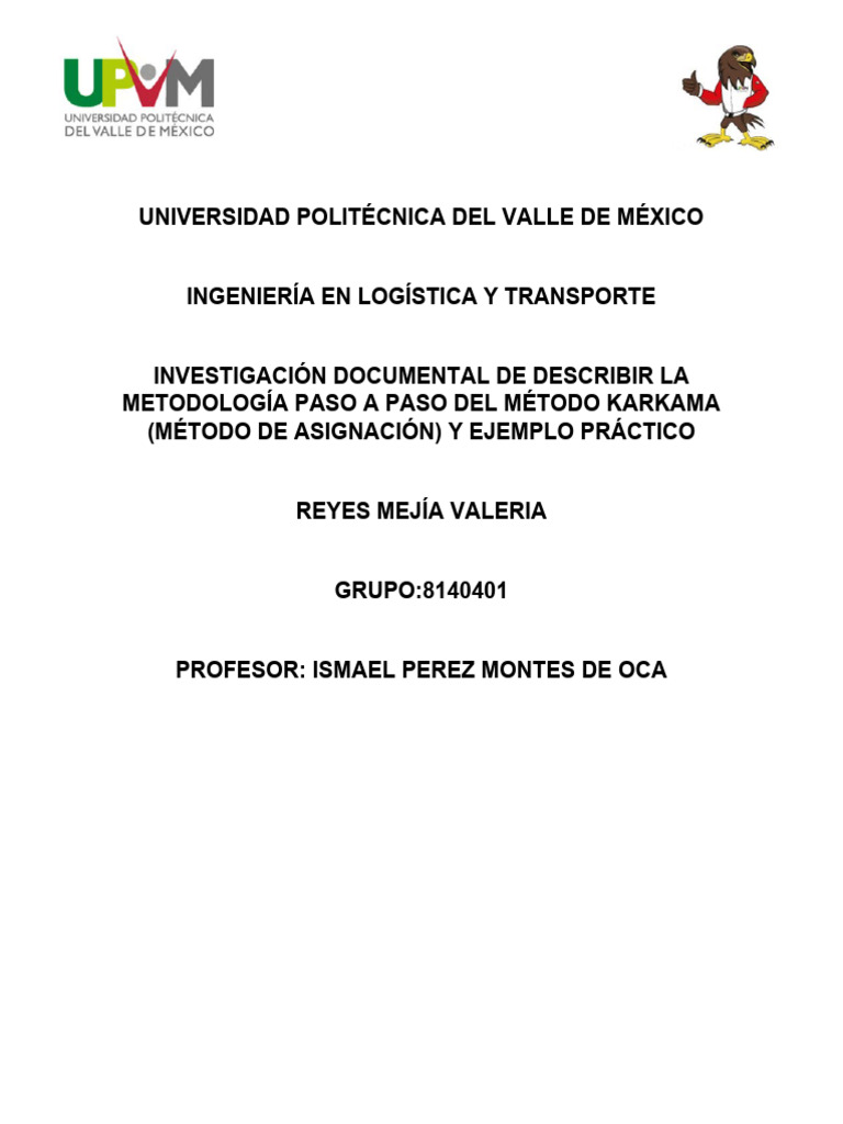 Metodología del Método Karkama | PDF | Algoritmos | Matemáticas Aplicadas