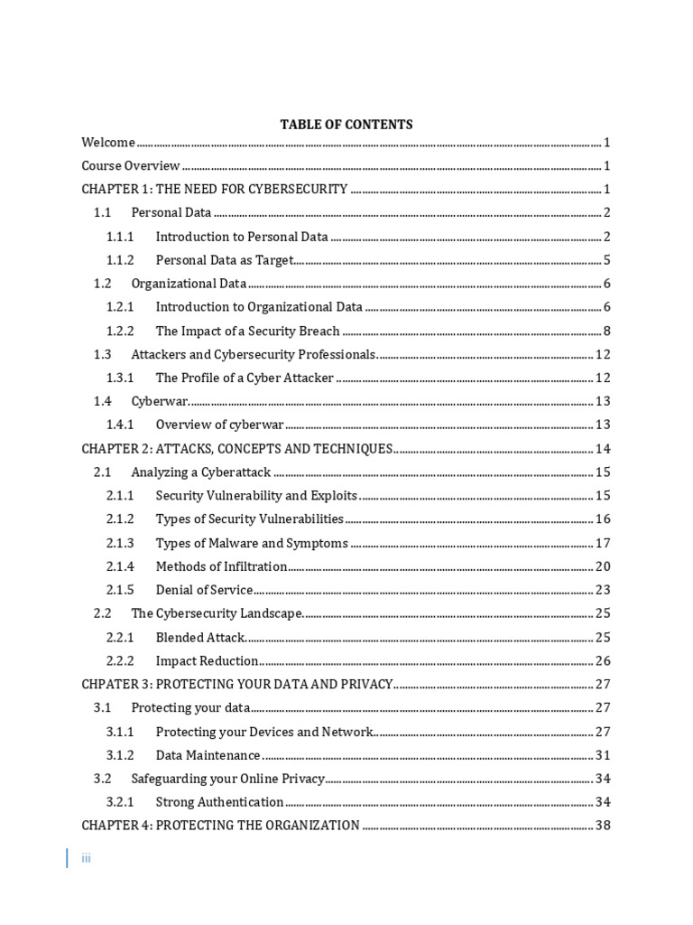 Cyber Security Pdf Computer Security Security