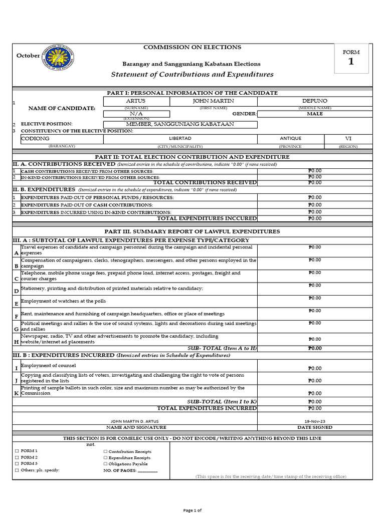 SOCE SK TOTO | PDF | Expense | Government