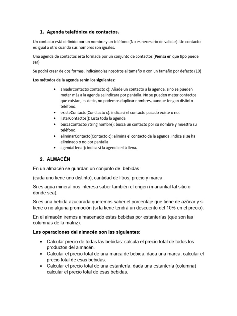 Ejercicios Herencia | PDF | Constructor (Programación Orientada a Objetos) | Programación