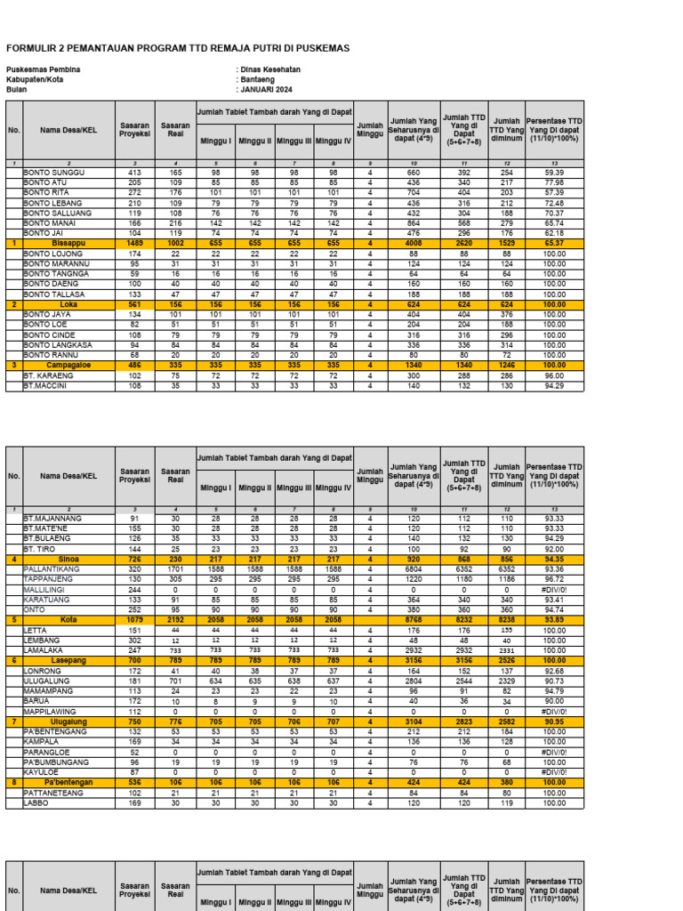 TTD Rematri Desa 2024 | PDF