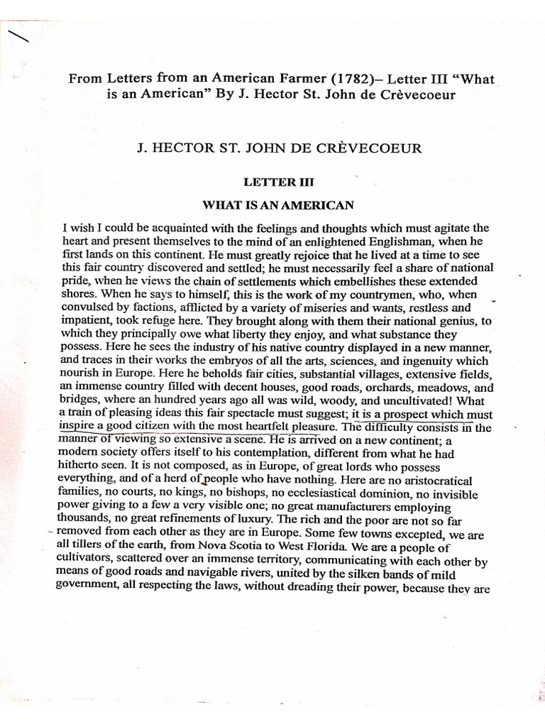 What Is An American | PDF