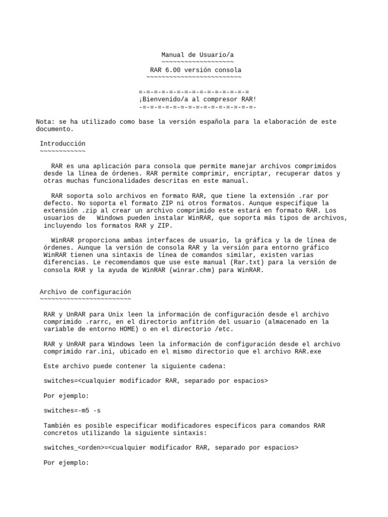 Rar | PDF | Archivo de computadora | Zip (formato de archivo)