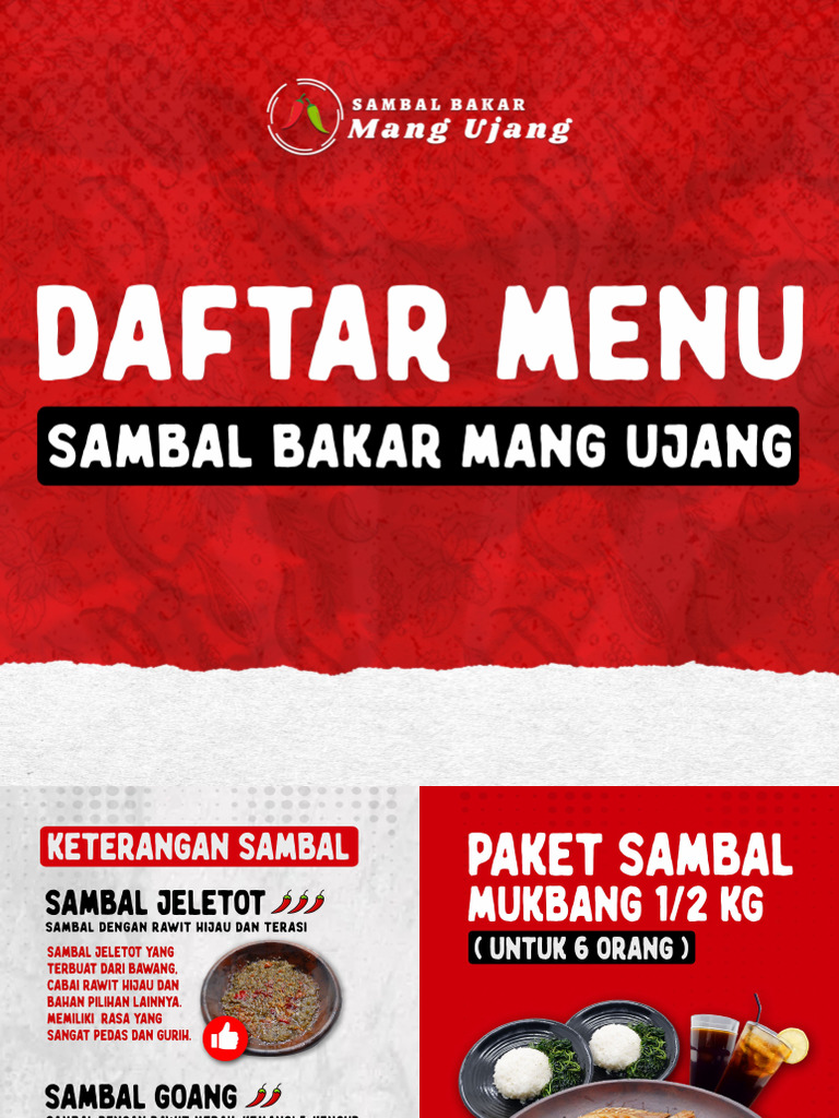 Menu Sambal Bakar | PDF