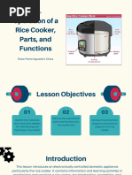 Basic Parts of A Rice Cooker | PDF | Control System | Control Theory