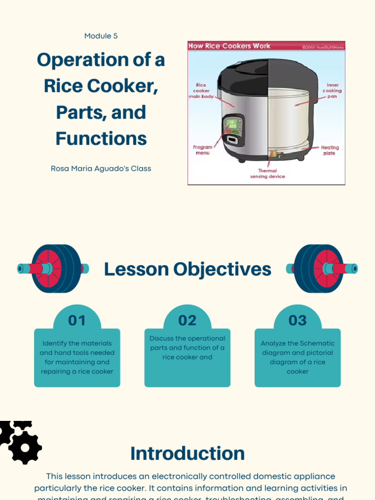 Module 5: Operation of Rice Cooker and Function | PDF | Thermostat ...