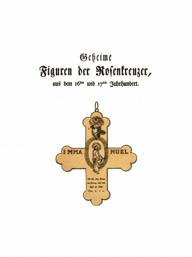Geheime Figure Nder Rosen Kreutz 1919 | PDF