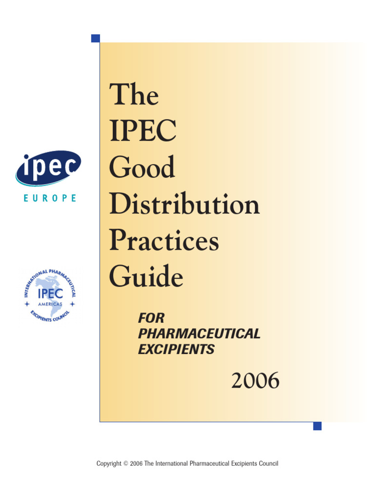 IPEC GDP Guide Final | PDF | Quality Management System | Business