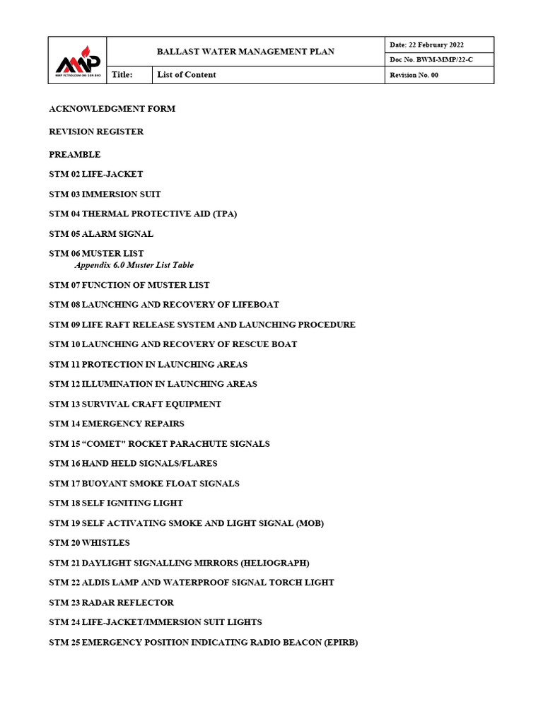 2 Content BWM Plan | PDF