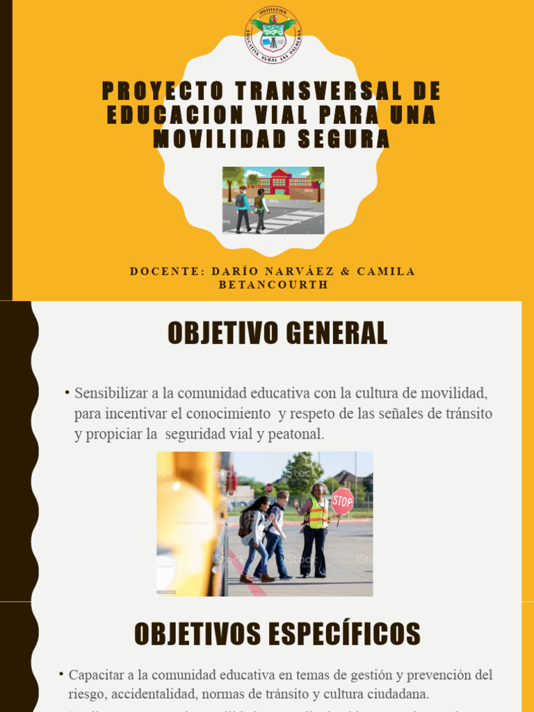 Proyecto Transversal de Educacion Vial para Una Movilidad | PDF