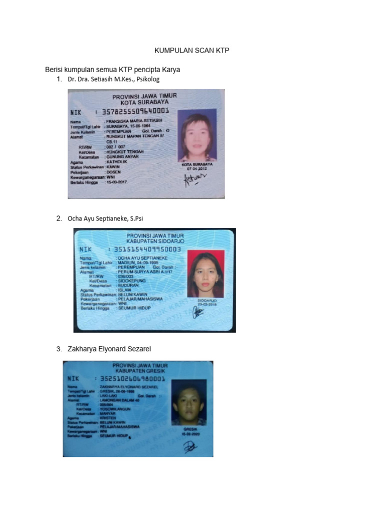 Kumpulan Scan KTP | PDF