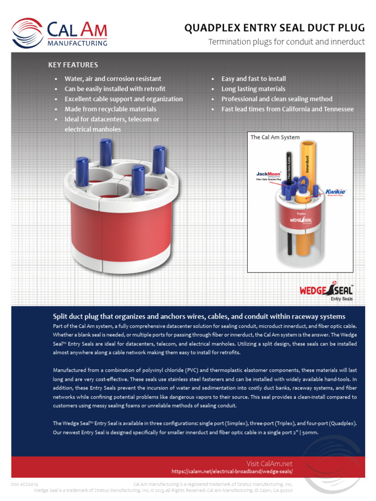 Quadplex-Entry-Seals-CutSheet | PDF | Civil Engineering | Building Engineering