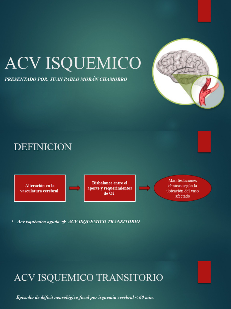 Acv Isquemico | PDF