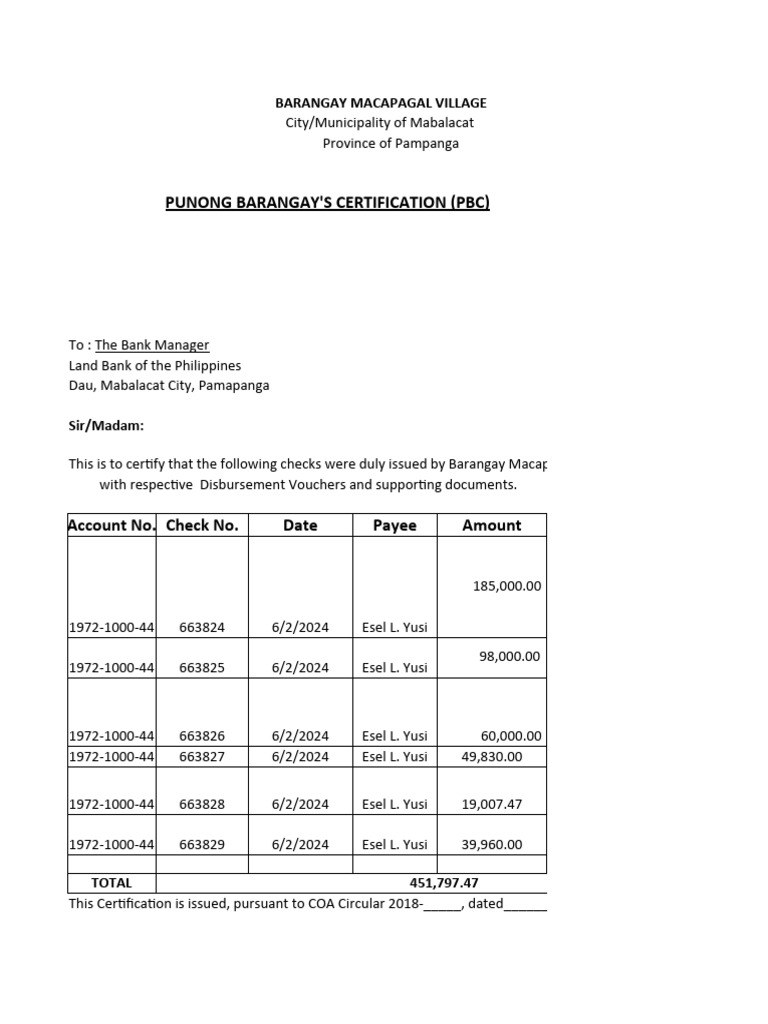 Macvill PBC February 6, 2024 | PDF | Payments