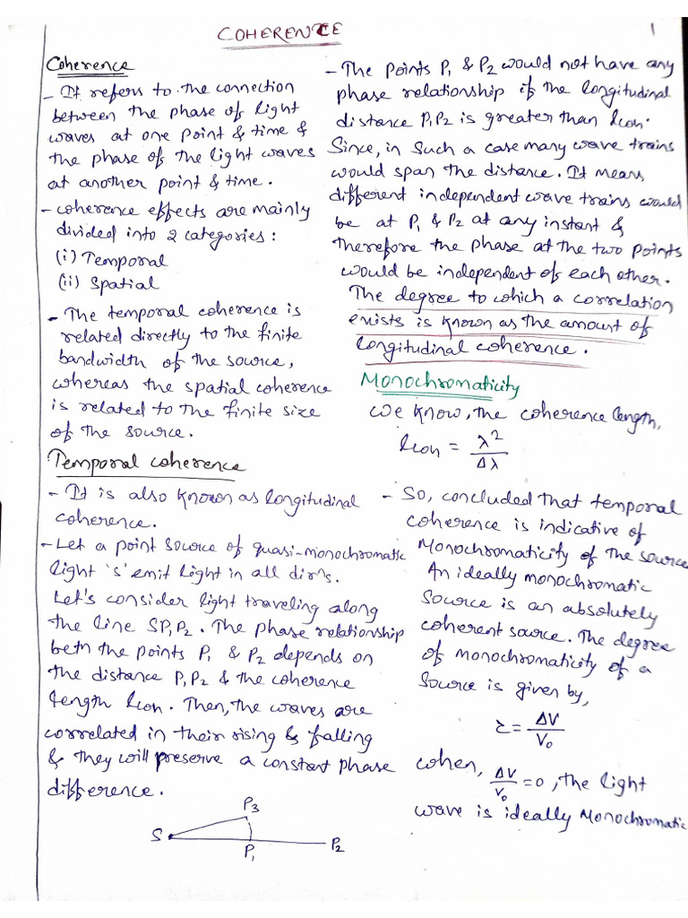 Coherence | PDF