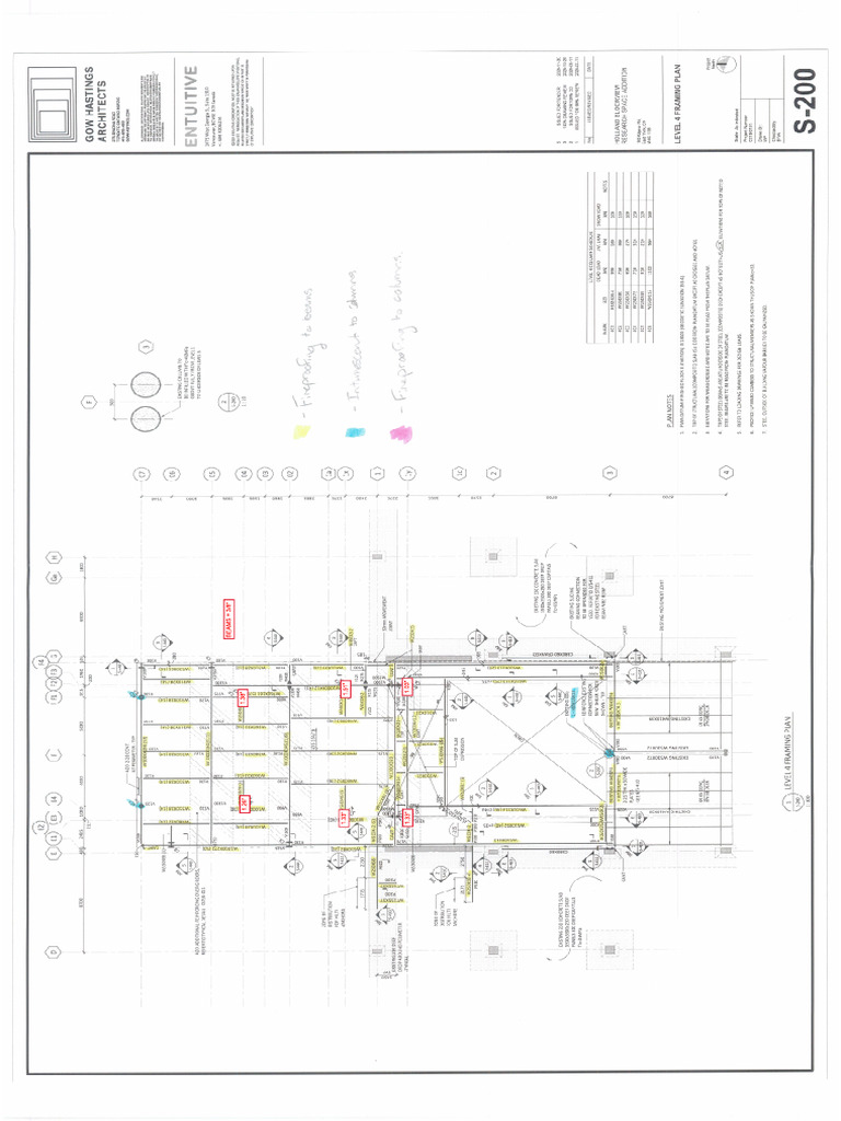 Structural Drawing Mark-up (PDF) | PDF