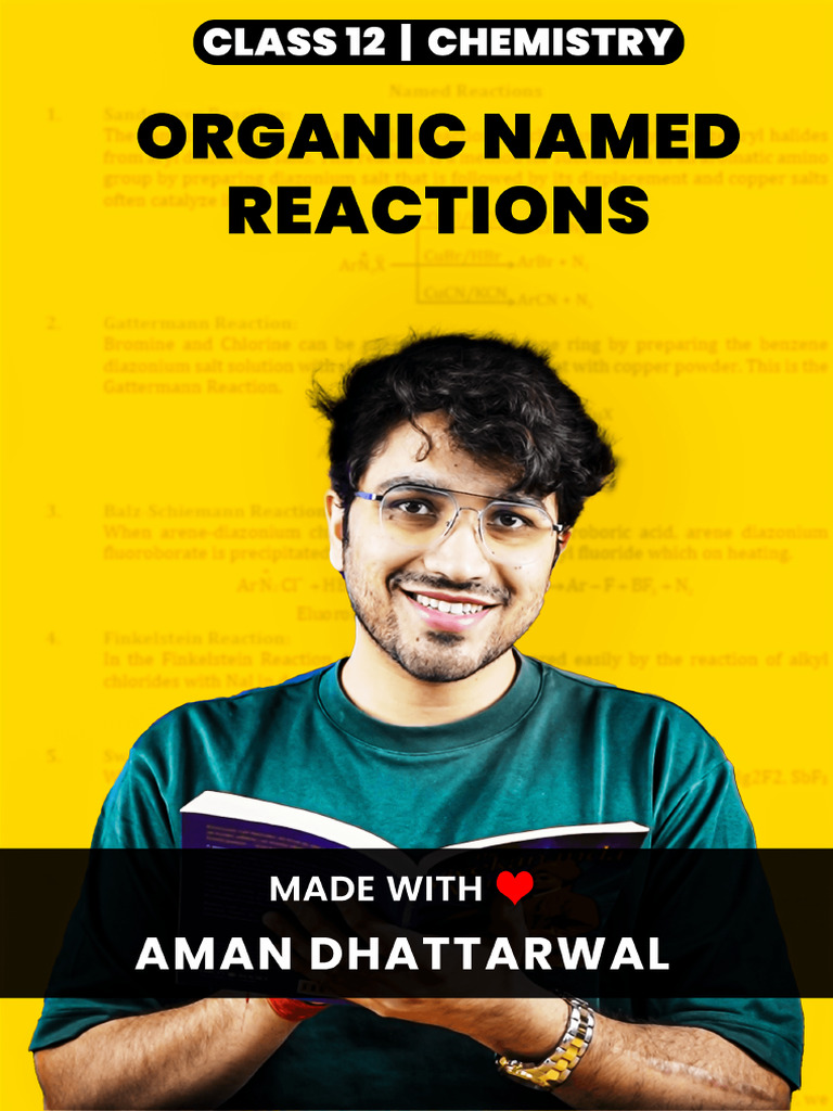 Name Reactions of Organic Chemistry | PDF | Amine | Aldehyde