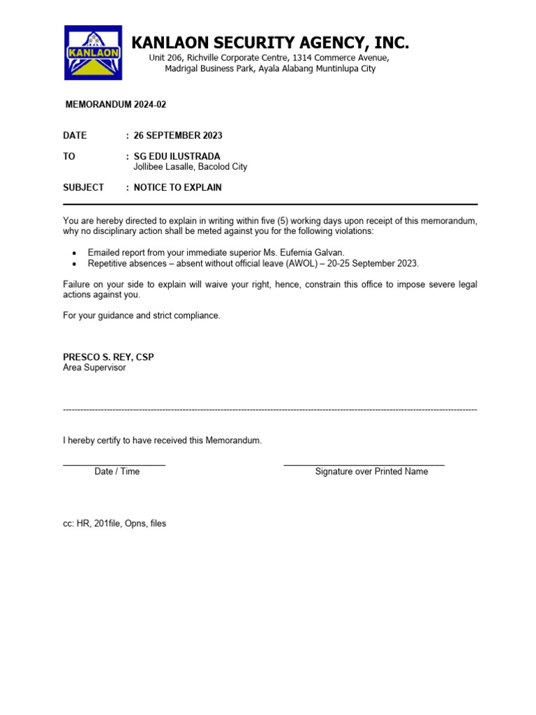 NTE Format | PDF