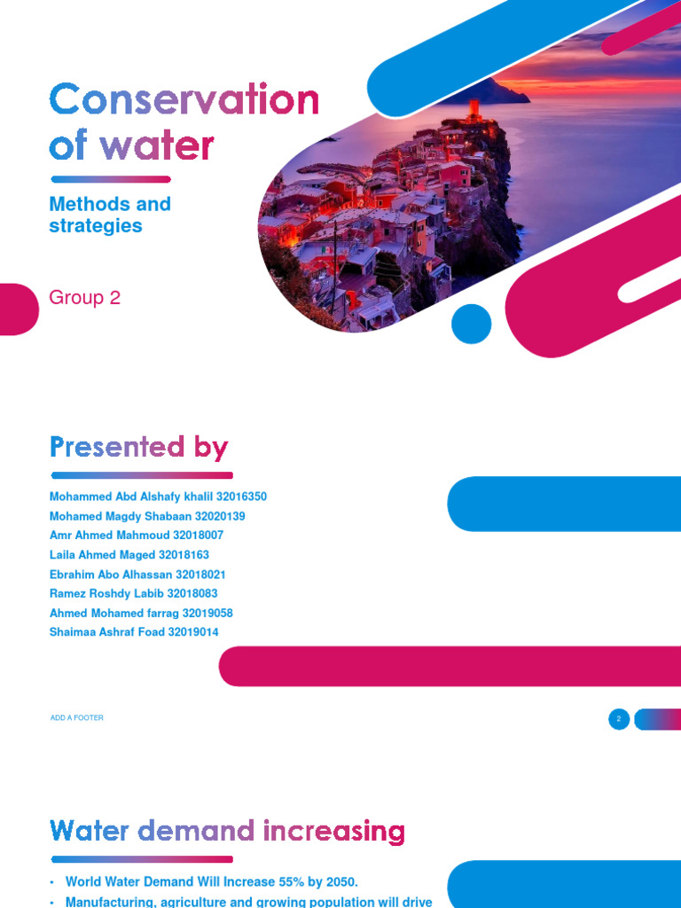 Conservation of Water | PDF | Water Conservation | Water