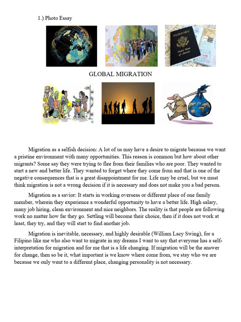 Activity (Global Migration) | PDF | Human Migration | Refugee