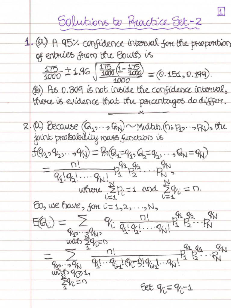 Solutions For Practice Set 2 | PDF