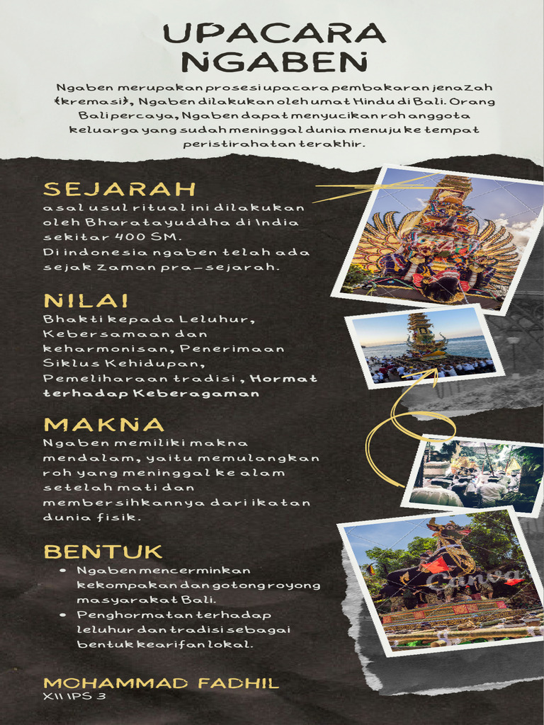 Lnfografis Ngaben - Sosiologi | PDF