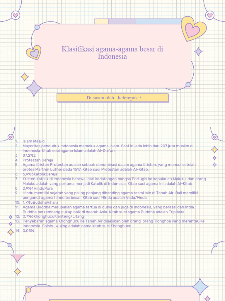 Klasifikasi Agama (Pabd) | PDF