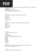 Sets Worksheet 1 | PDF | Element (Mathematics) | Numbers