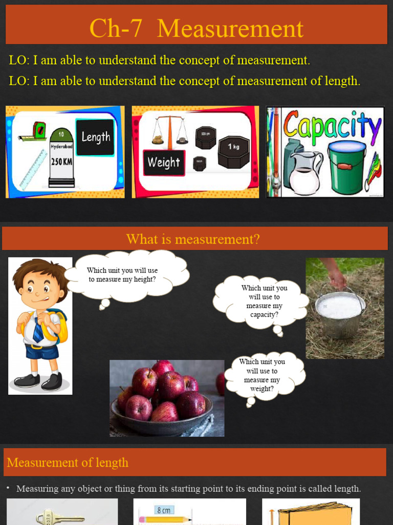 CH-7 Measurement | PDF | Measurement | Metre