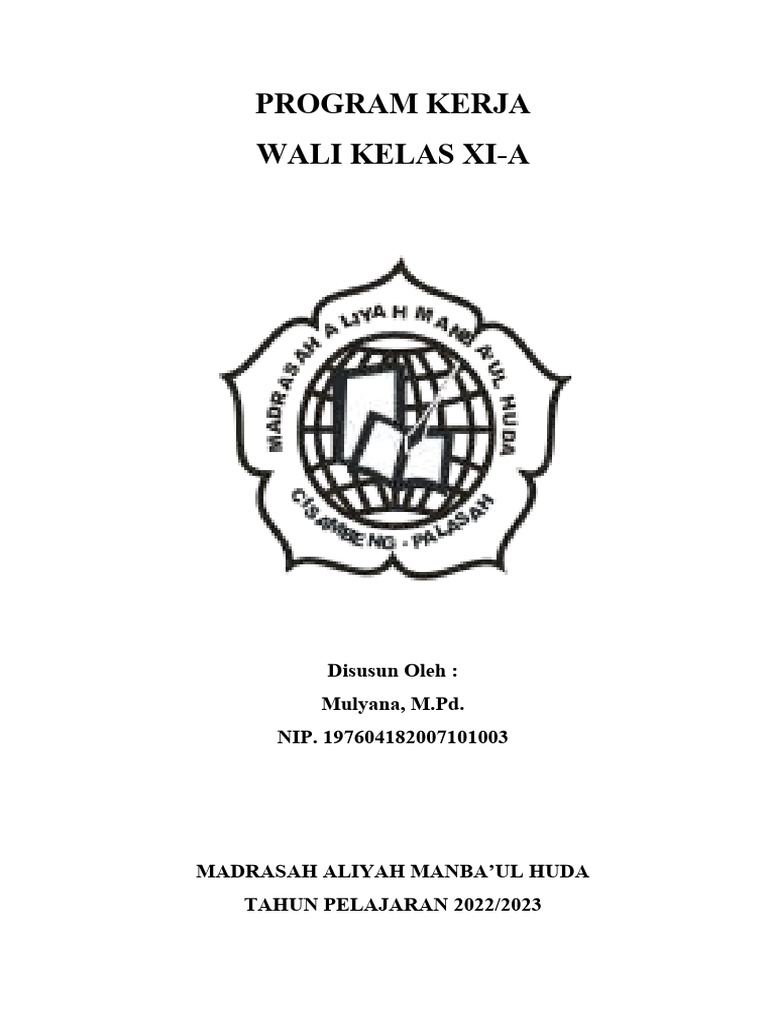 Program Kerja Wali Kelas Xi-A | PDF