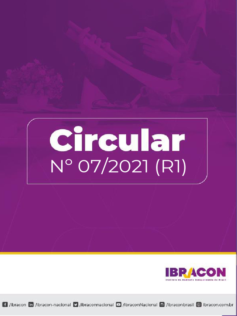 Circular 07 2021 R1 1 | PDF | Contabilidade | Relatório anual