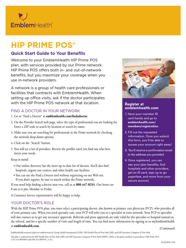 HIP PRIME POS QuickStart Guide | PDF | Physician | Medicine
