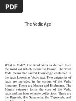 Early Vs Later Vedic Age Class 9 | PDF | Vedas | Hindu Literature