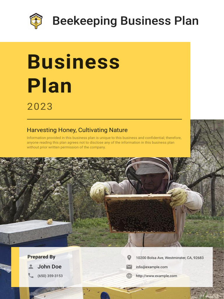 Beekeeping Business Plan Overview | PDF | Beekeeping | Beehive