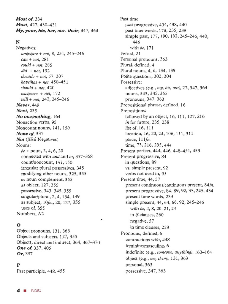 Betty Schrampfer Azar BASIC ENGLISH GRAM 2 p479 | PDF | Noun | Grammatical Number