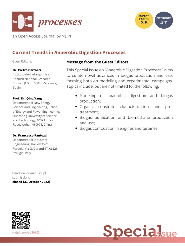 Anaerobic_Digestion_Processes | PDF | Biogas | Open Access