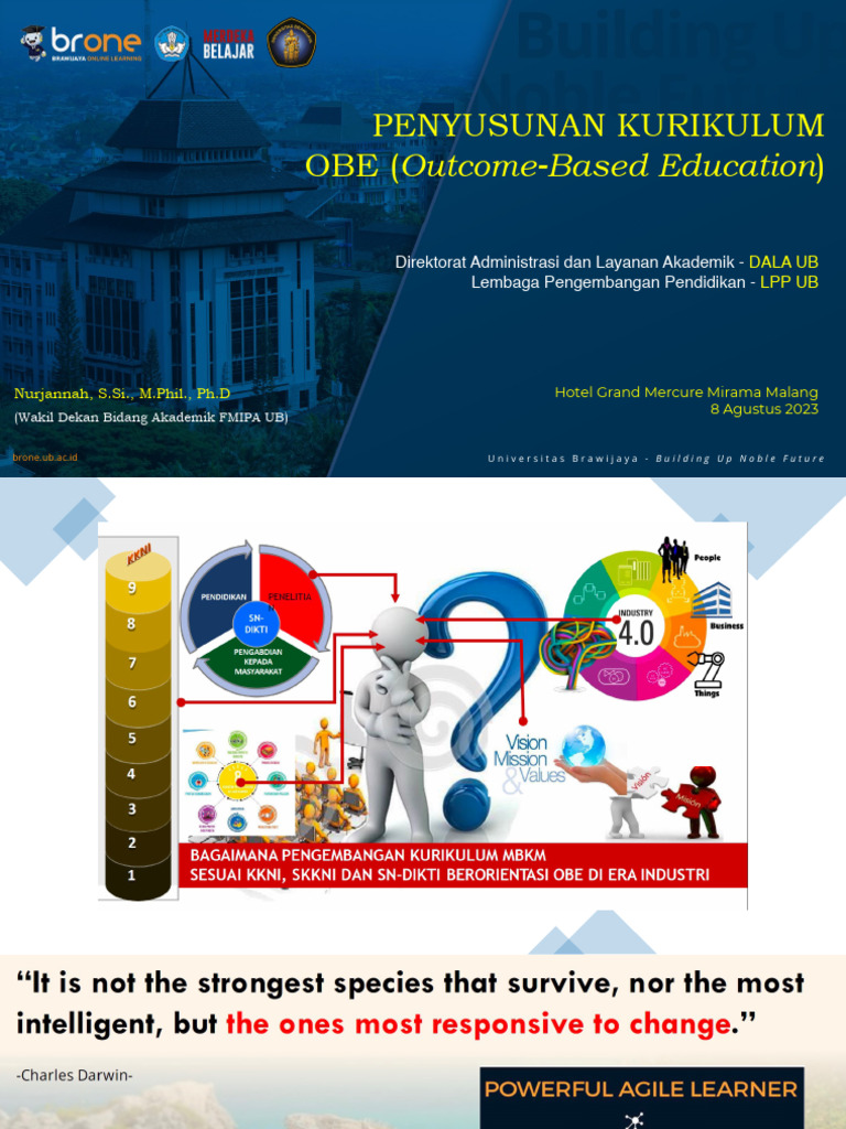 Workshop 1 Penyusunan Kurikulum OBE | PDF