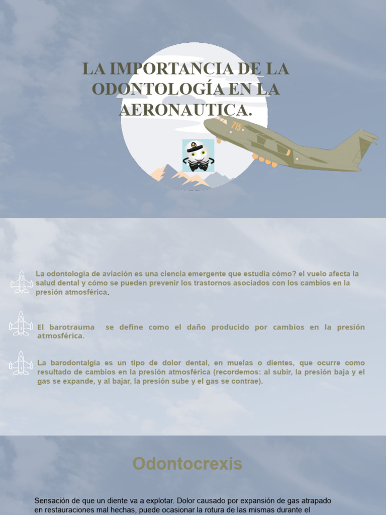 Odontología y Barodontalgia en Vuelo | PDF