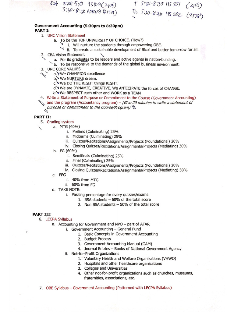Course Orientation and Assignment | PDF