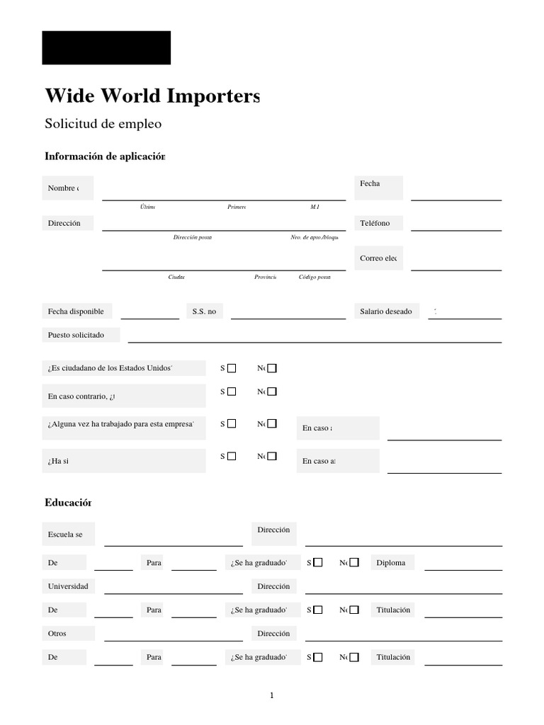 Wide World Importers | PDF