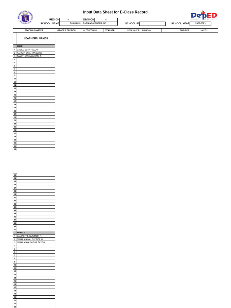 Grade 8 Mapeh 2ND | PDF | Learning | Behavior Modification