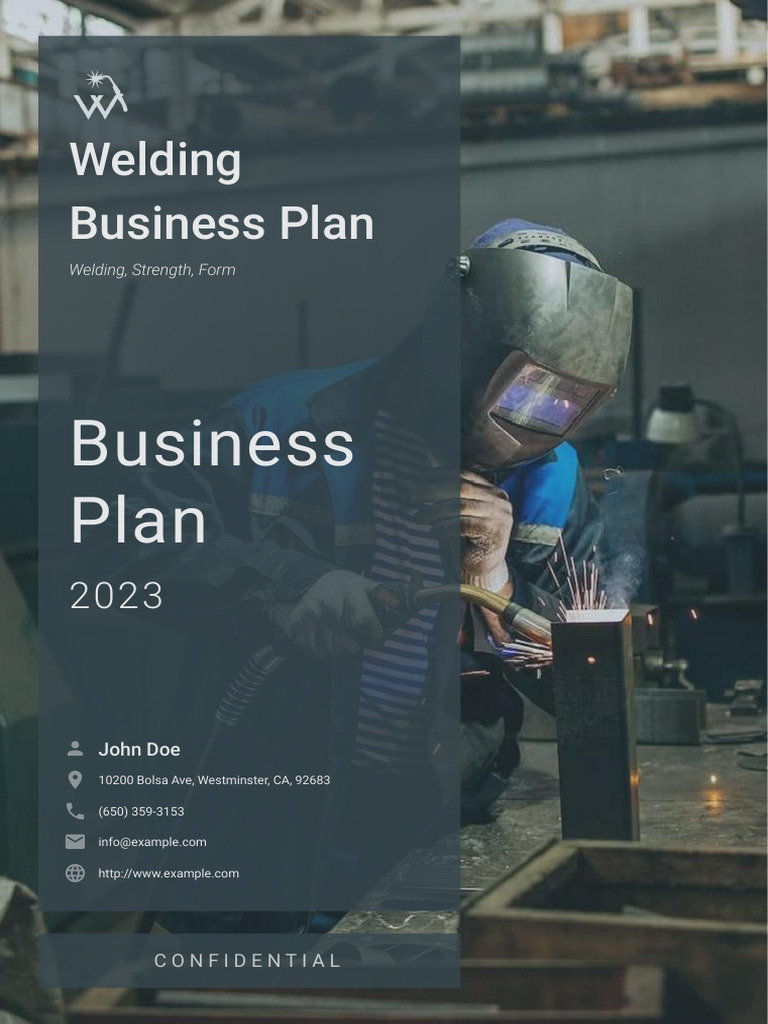 Welding Business Plan Example | PDF | Marketing | Marketing Strategy