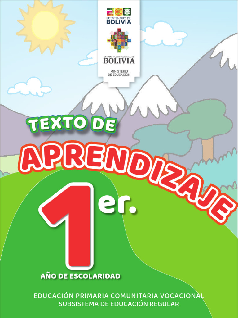 Texto de Aprendizaje-1ro Primaria-2024 | PDF | Color | Educación de la ...