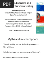 Motion Sensitivity Test | PDF | Vertigo | Clinical Medicine