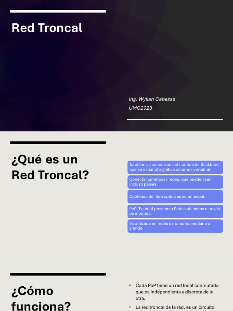 03 RedTroncal | PDF | Enrutador (Computación) | Arquitectura de ...