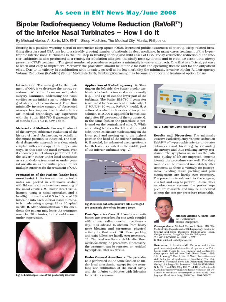 RaVoR™ - Bipolar Radiofrequency Volume Reduction (RaVoR™) of The ...