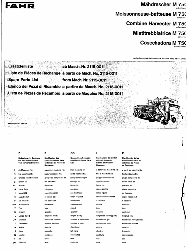 Et Liste M 750 | PDF