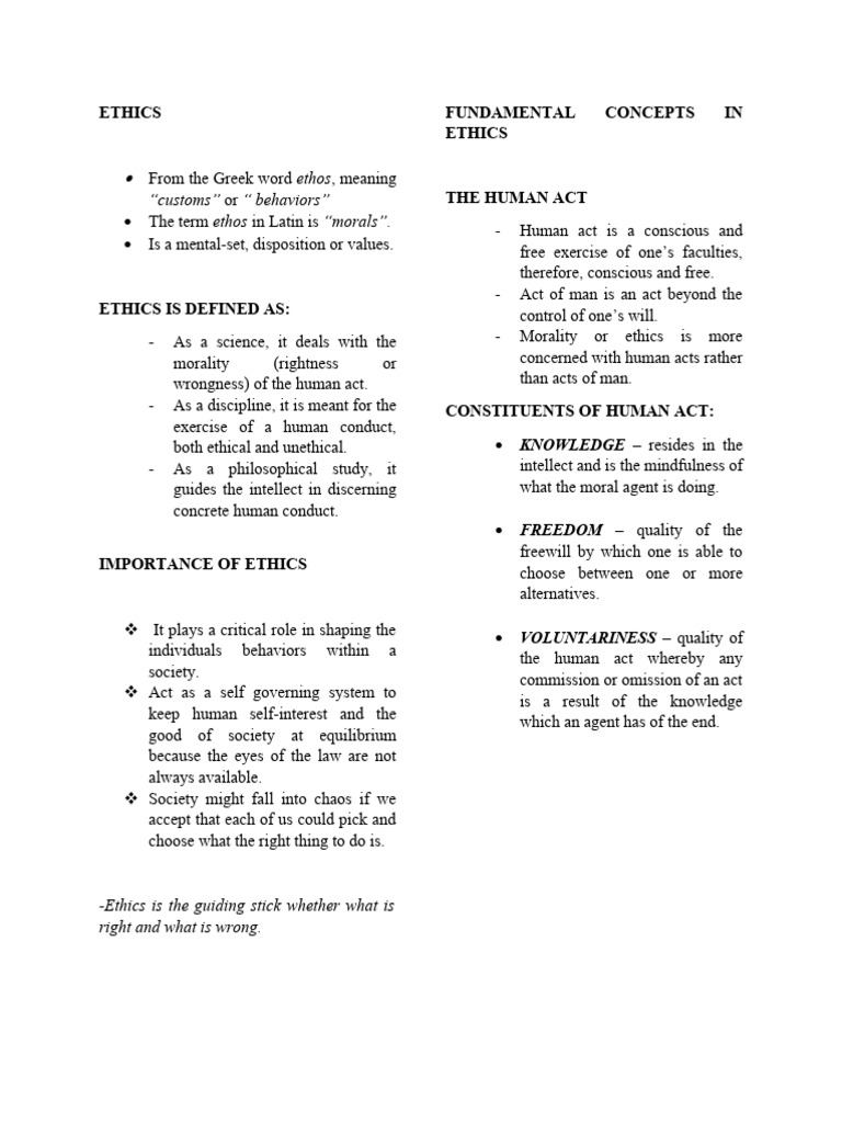 Ethics Pdf Morality Theory